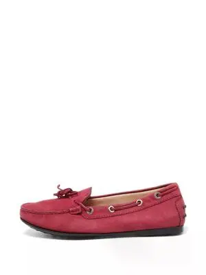 TOD'S Gommino Nubuck Leather Loafers