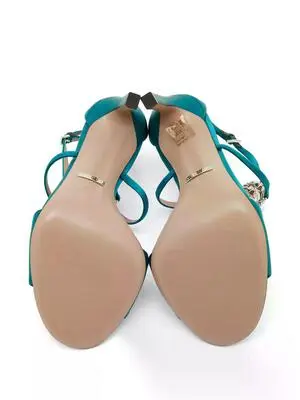 Gucci Interlocking G Crystal-embellished Sandals