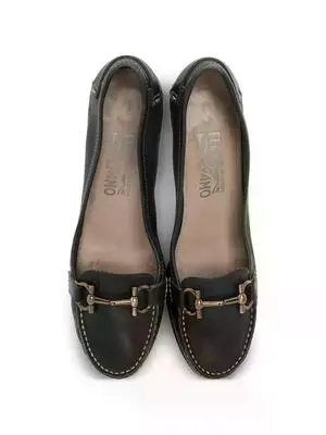 FERRAGAMO Gancini Loafer Pumps