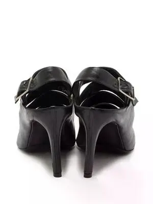 Balenciaga Leather Multi-strap Slingback Sandals