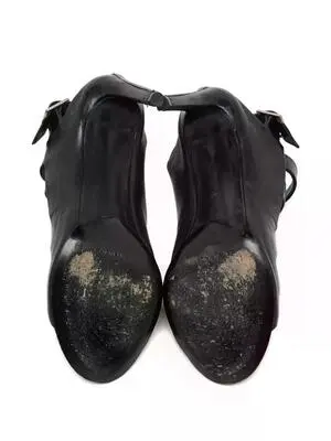 Balenciaga Leather Multi-strap Slingback Sandals