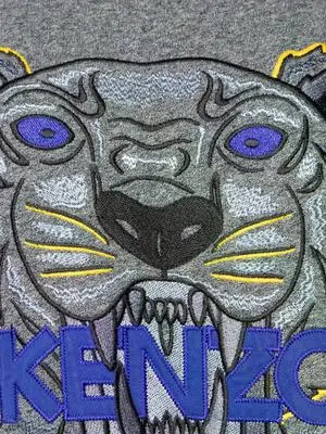Kenzo Embroidered Tiger Sweater Dress
