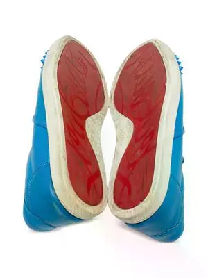 CHRISTIAN LOUBOUTIN Leather Embellished Sneakers