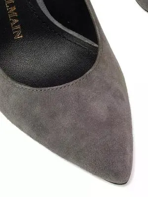 Pierre Balmain Quilted Suede Stiletto Pumps