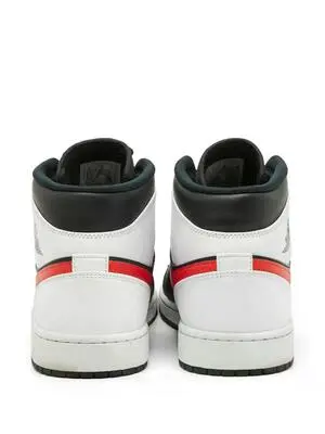 JORDAN 1 Leather Sneakers - Black