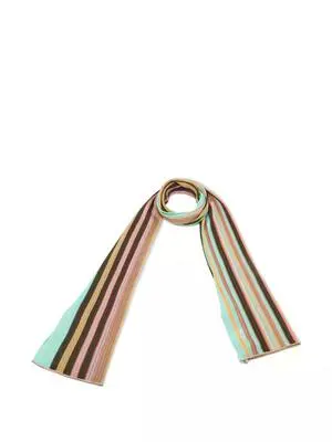 Missoni Striped Knit Scarf - Brown
