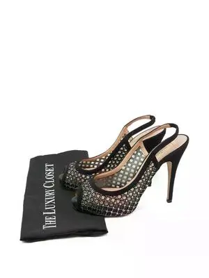 Valentino Garavani Embellished Peep-toe Pumps