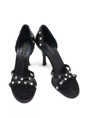 SERGIO ROSSI Embellished Strappy High Heel Sandals