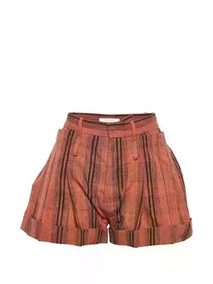 Chloé Striped Tie-detail Shorts