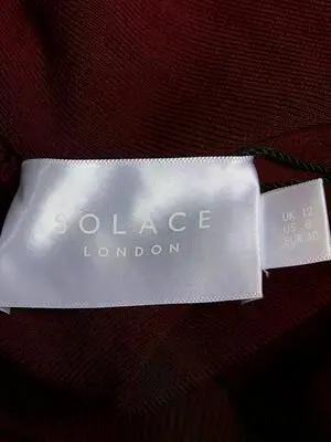 Solace London Samara Ruched Sleeve Sweater