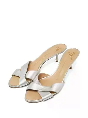 GIUSEPPE ZANOTTI Crossover-strap Slide Sandals