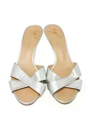 GIUSEPPE ZANOTTI Crossover-strap Slide Sandals