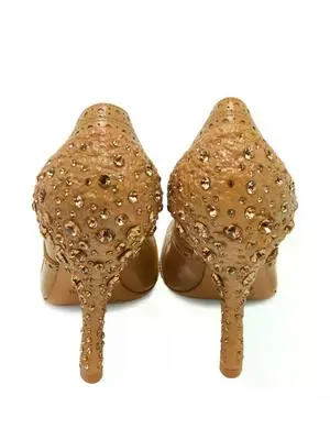 Miu Miu Brogue Crystal-embellished Pumps
