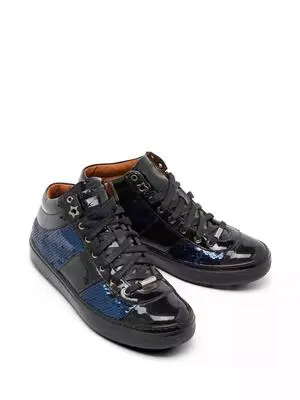 JIMMY CHOO High Top Sneakers With Sequins
