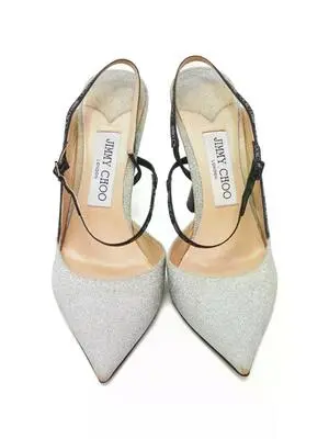 JIMMY CHOO Glitter Slingback Pumps