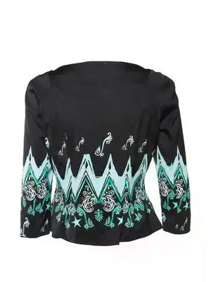 Versace Printed Zip-up Jacket