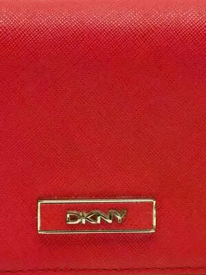 Dkny Logo-detail Leather Wallet