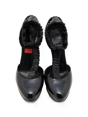 Burberry Patent Leather T-strap Pumps