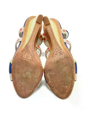 SOPHIA WEBSTER Beaded Wedge Sandals