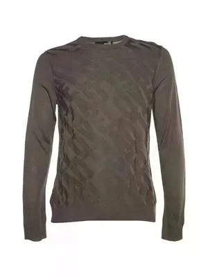 Moschino Knit Sweater With Signature Pattern