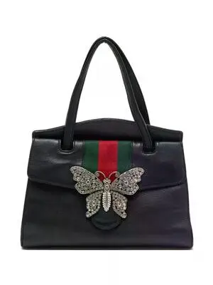 Gucci Medium Linea Totem Tote Bag - Black