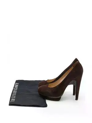 Fendi Suede Platform Pumps
