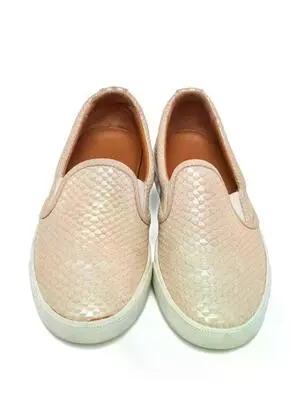 JIMMY CHOO Embossed Slip-on Sneakers