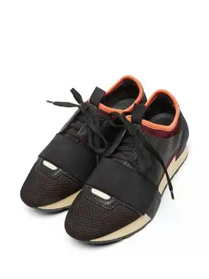 Balenciaga Race Runner Low-top Sneakers - Black