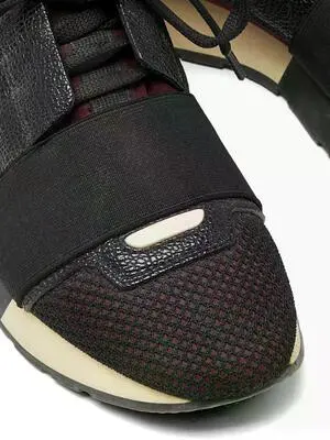 Balenciaga Race Runner Low-top Sneakers - Black