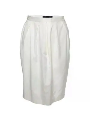 Just Cavalli Pleated Twill Skirt