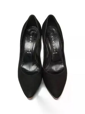 Casadei Suede Platform Pumps