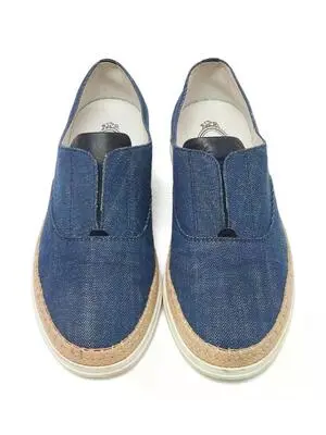 TOD'S Francesina Espadrille Slip-on Sneakers - Blue