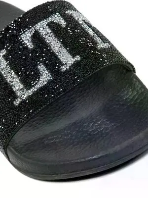 Valentino Garavani Vltn Crystal-embellished Slides