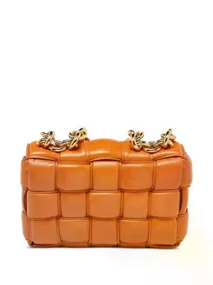 Bottega Veneta Cassette Chain Shoulder Bag - Orange