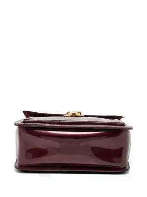 LOUIS VUITTON Monogram Vernis Leather Tote Bag - Red