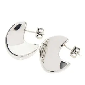 Bottega Veneta Small 'disc' Earrings - Silver