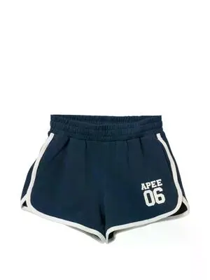 AAPE BY *A BATHING APE Apee™ A Bathing Ape® Navy Graphic Detail Shorts