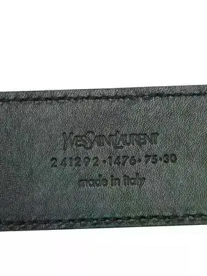 Saint Laurent Patent Leather Y-motif Belt