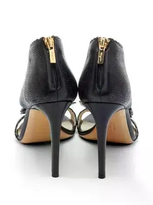 FERRAGAMO Vara Bow Perforated Heeled Sandals
