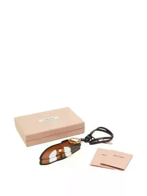 Miu Miu Leather Penny Loafer Bag Charm
