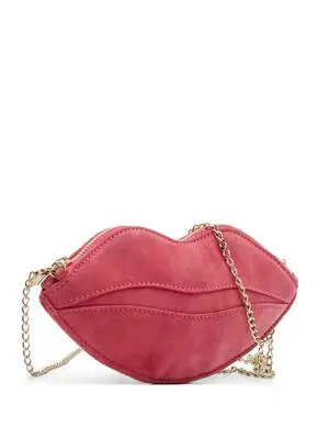 CHARLOTTE OLYMPIA Medium Lip Clutch Bag