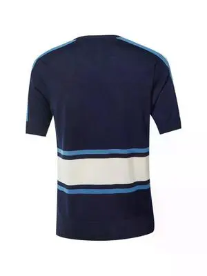 Dolce & Gabbana Striped Dg Logo Sweater