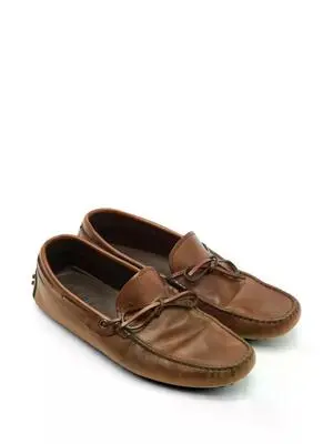 TOD'S Gommino Leather Loafers - Brown