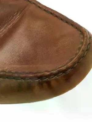TOD'S Gommino Leather Loafers - Brown