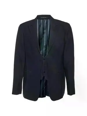 Emporio Armani Dotted Vest-detail Blazer