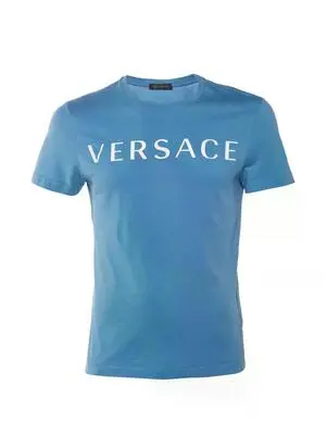 Versace Logo-print Crew-neck T-shirt