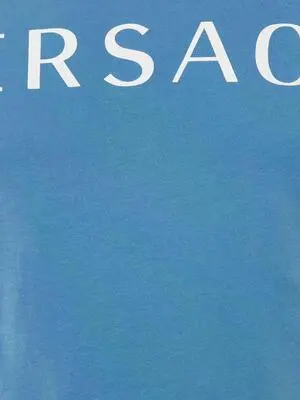 Versace Logo-print Crew-neck T-shirt