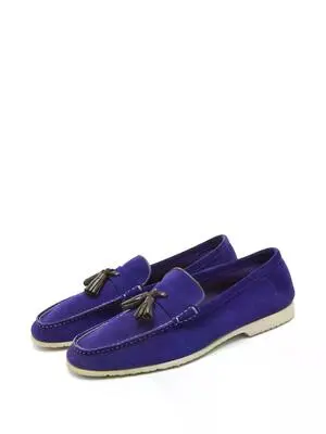 TOM FORD Nubuck Loafers With Tassel Detail
