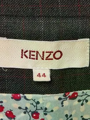 Kenzo Wool Blazer With Contrast Detailing