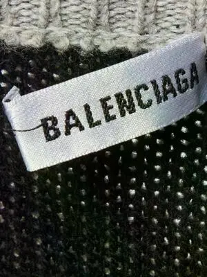 Balenciaga All-over Logo Knit Sweater